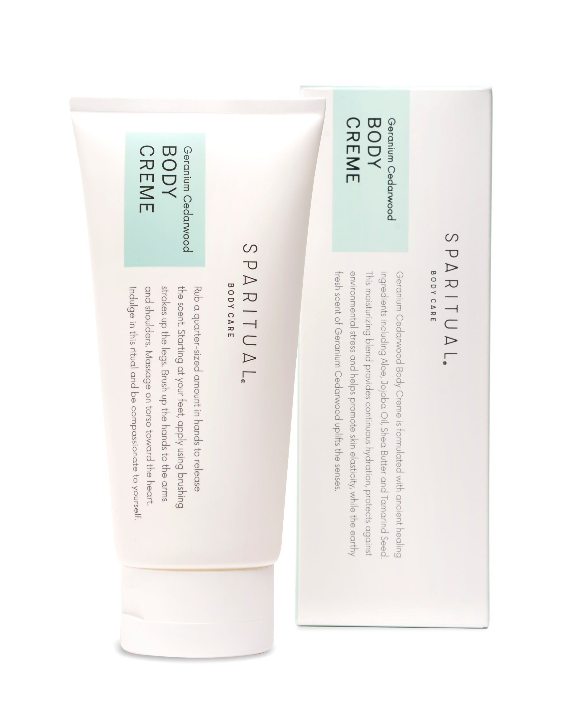 SPARITUAL Body Creme | Geranium Cedarwood 177ml – i-Spa