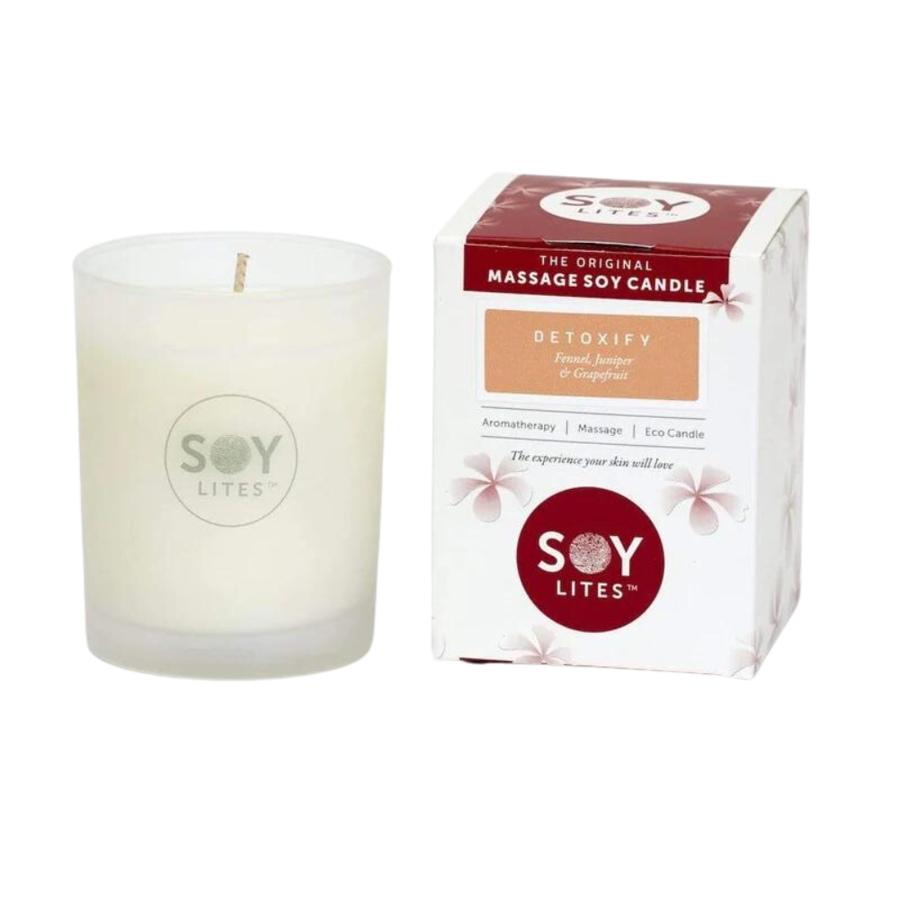 SoyLites | Detoxify Massage Tumbler Candle 220ml – i-Spa