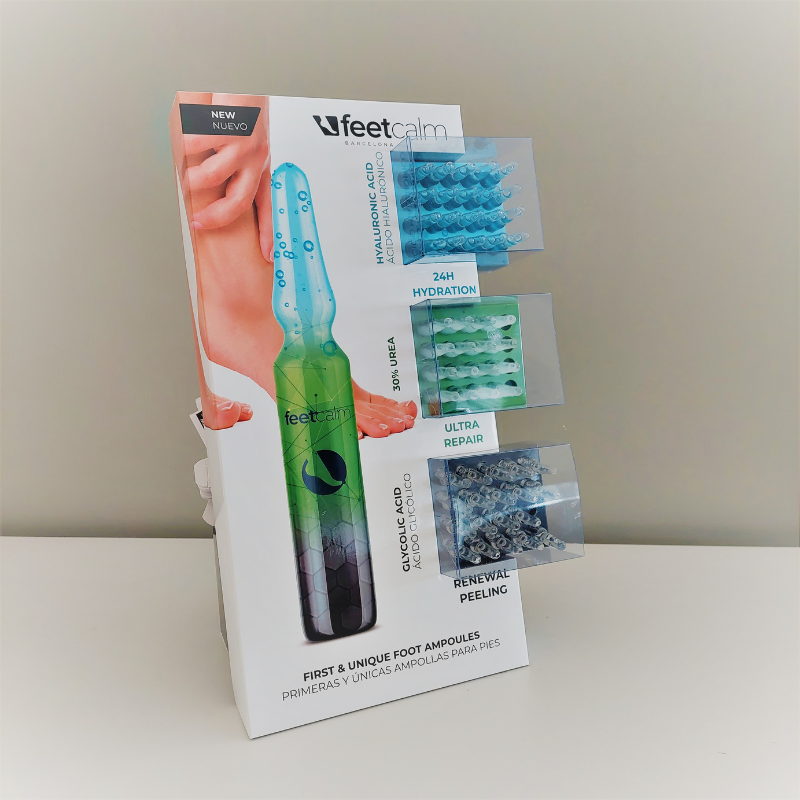 Feetcalm Peeling Ampule Display Stand | Includes stock – i-Spa