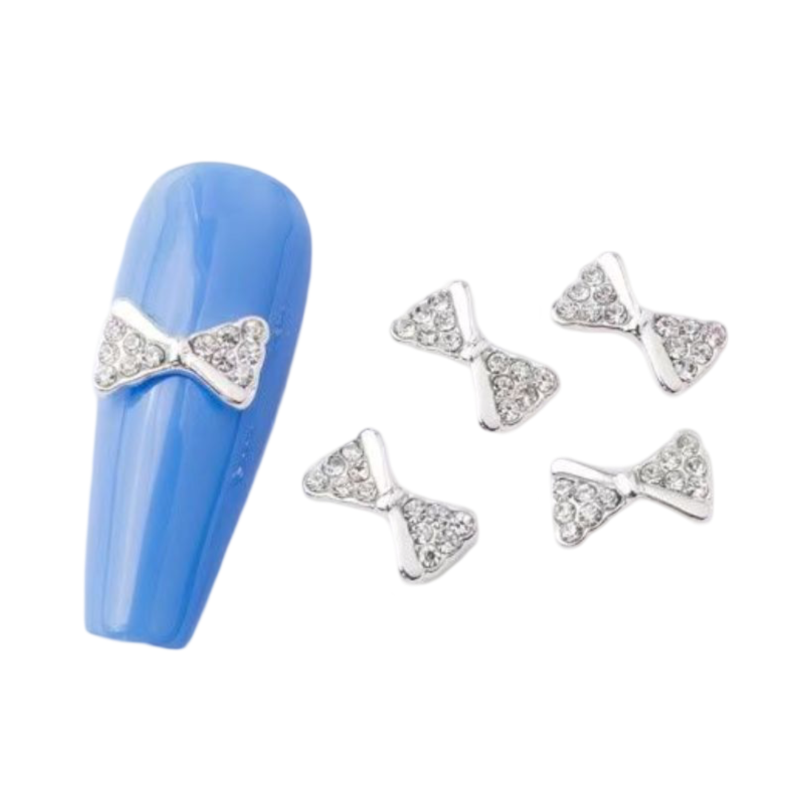 Gem Bow 5pc Nail Art – i-Spa
