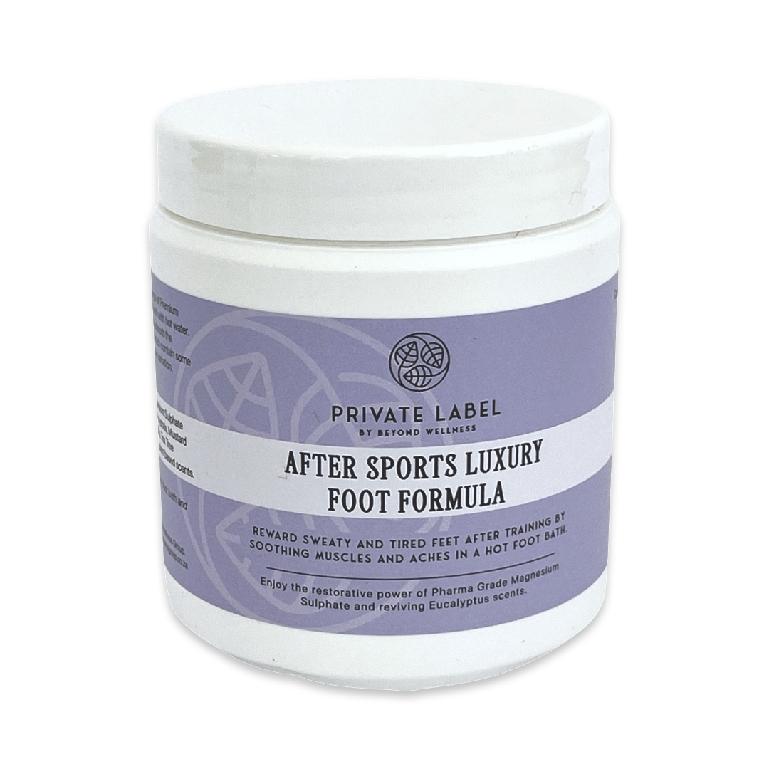 Private Label | After Sports Luxury Foot Formula Soak 500g Tub – i-Spa