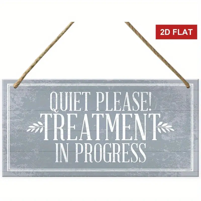 Treatment in progress sign | Design A – i-Spa