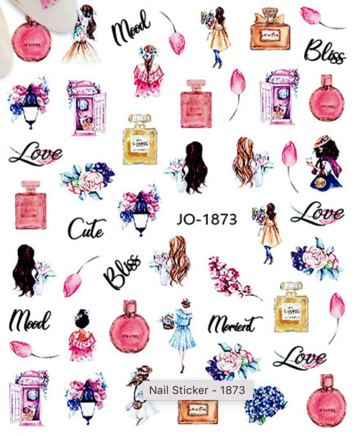 Nail Art Sticker | #1873 – i-Spa
