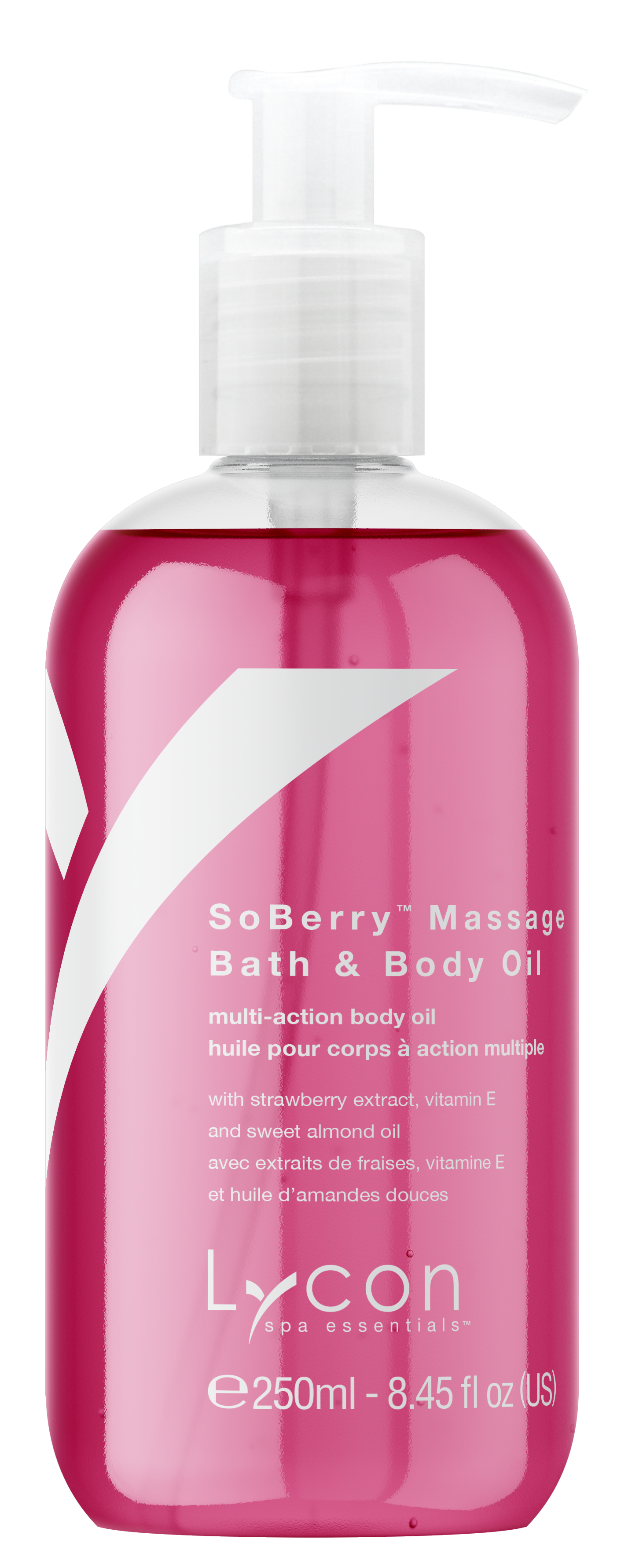 Lycon SoBerry Massage, Bath & Body Oil 250ml – i-Spa