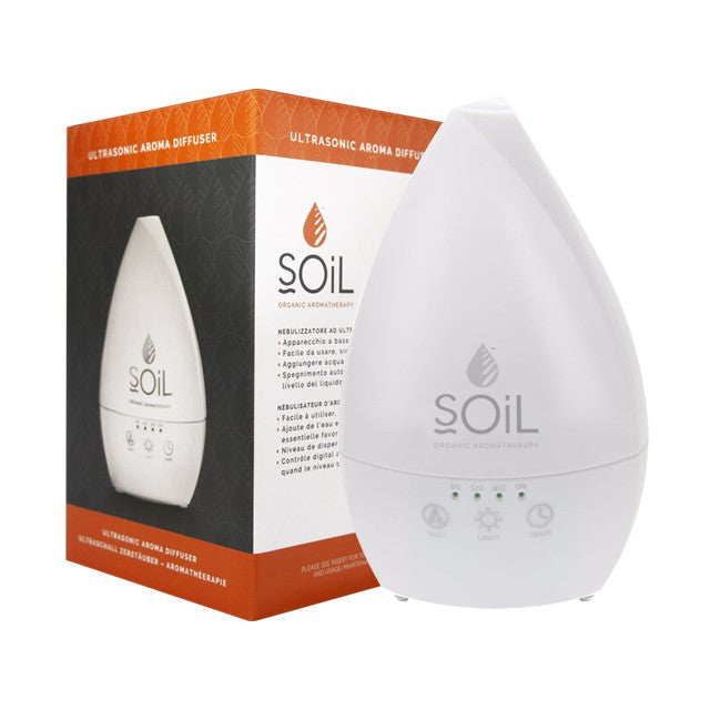 SOiL Ultrasonic Aroma Diffuser – White – i-Spa
