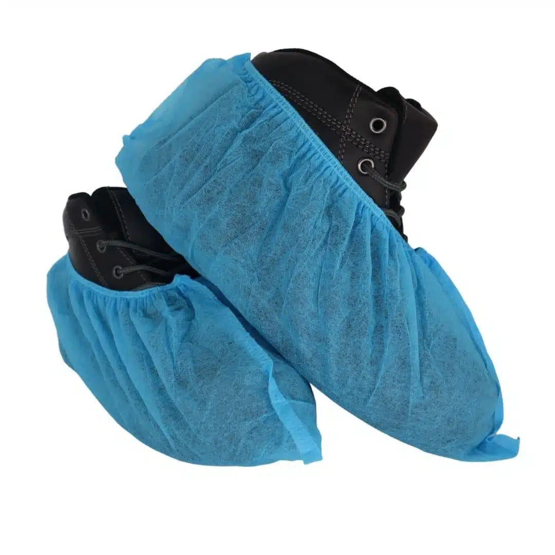 Disposable Blue Shoe Covers 100's – i-Spa