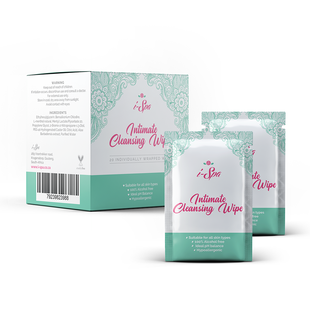 Intimate Cleansing Wipes 20's – i-Spa