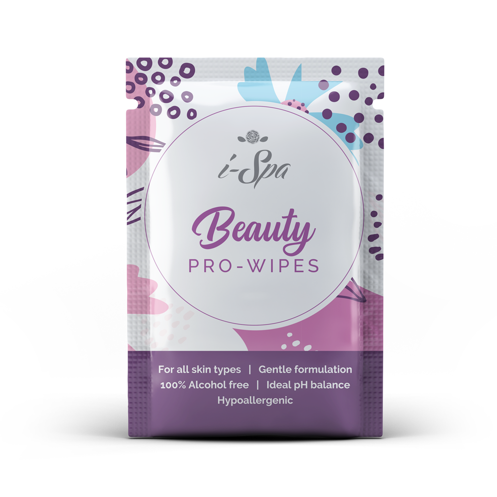 i-Spa Beauty Pro-Wipes | Individual | 50 Wipes