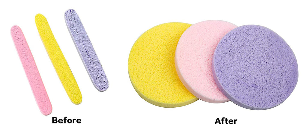 Compressed Facial Sponges | 100's - i-Spa