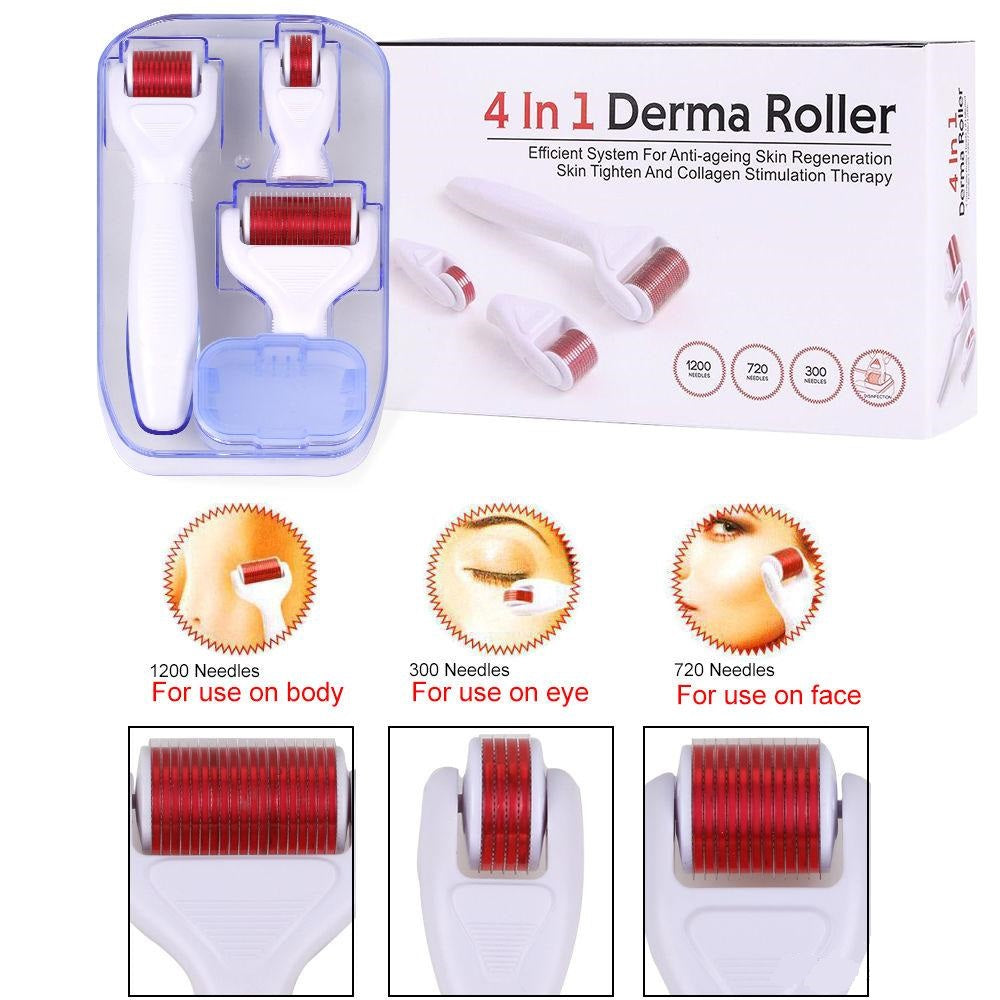 4 in 1 Derma roller set – i-Spa