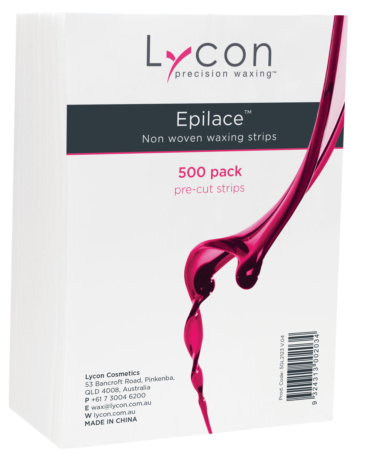 Lycon Epilace Pre-cut wax strips | 500pc – i-Spa