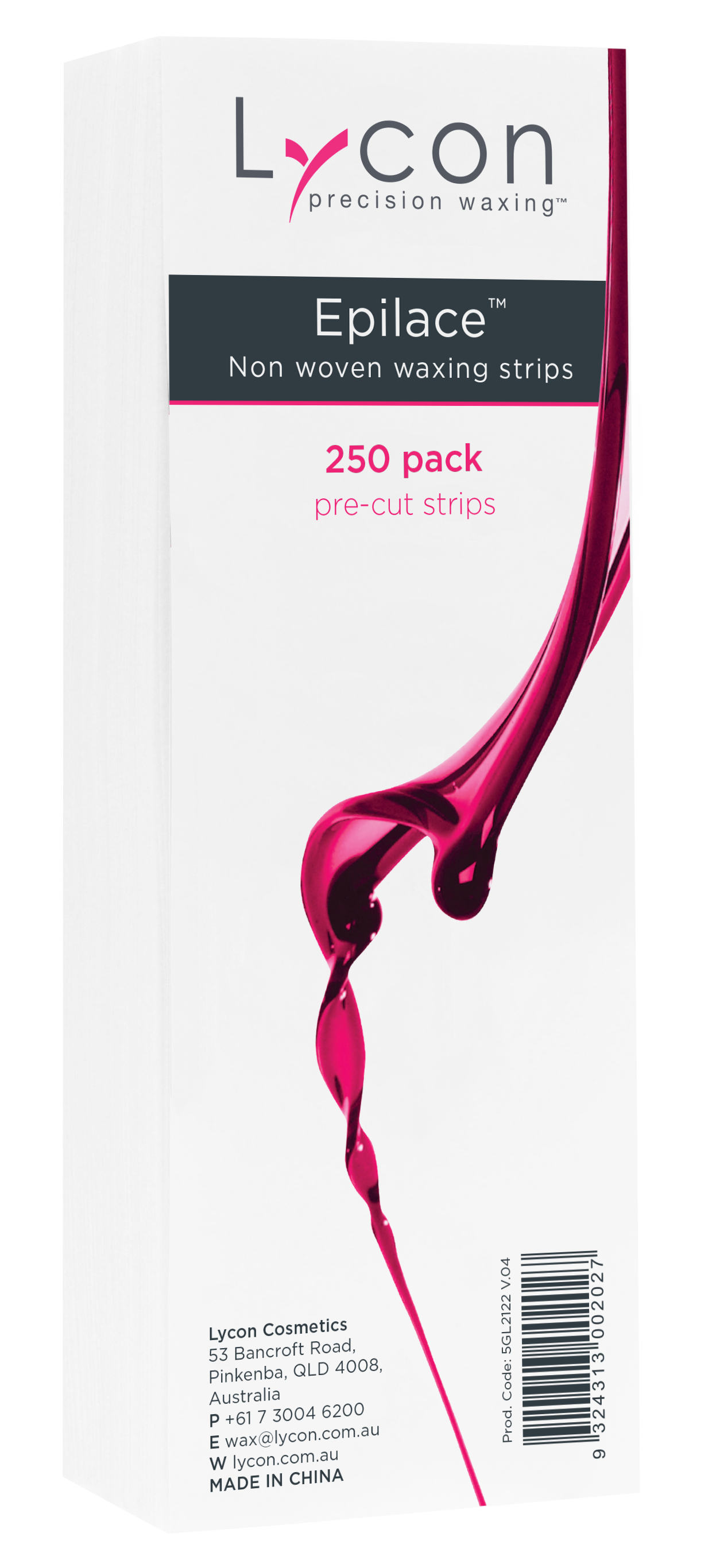 Lycon Epilace Pre-cut wax Strips | 250pc – i-Spa