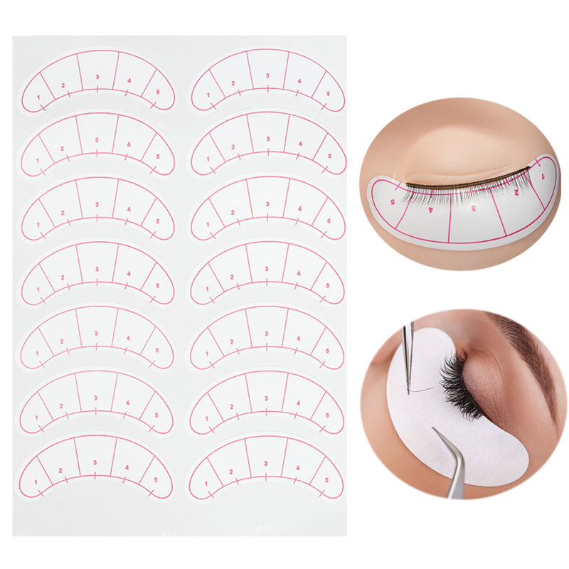 Eyelash under eye mapping stickers – i-Spa