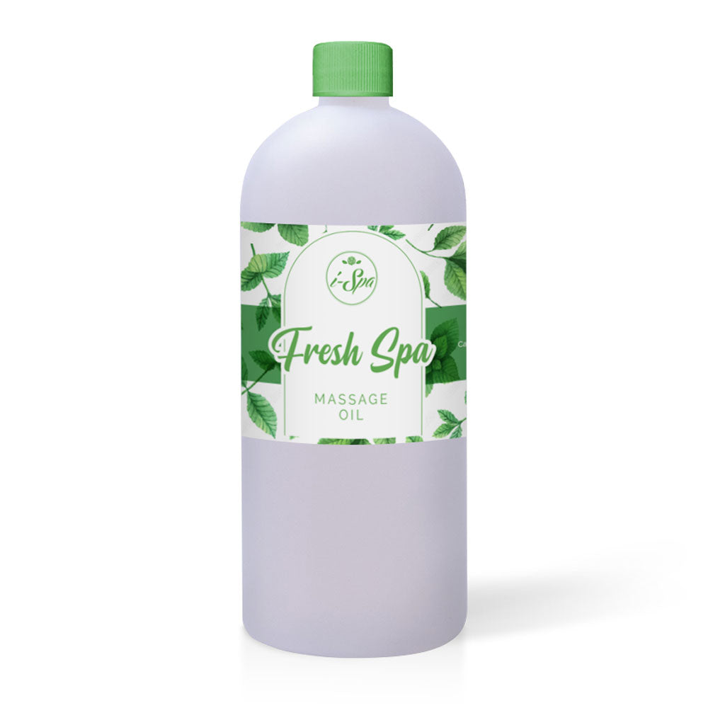 Fresh Spa Massage Oil | Peppermint 1Liter – i-Spa