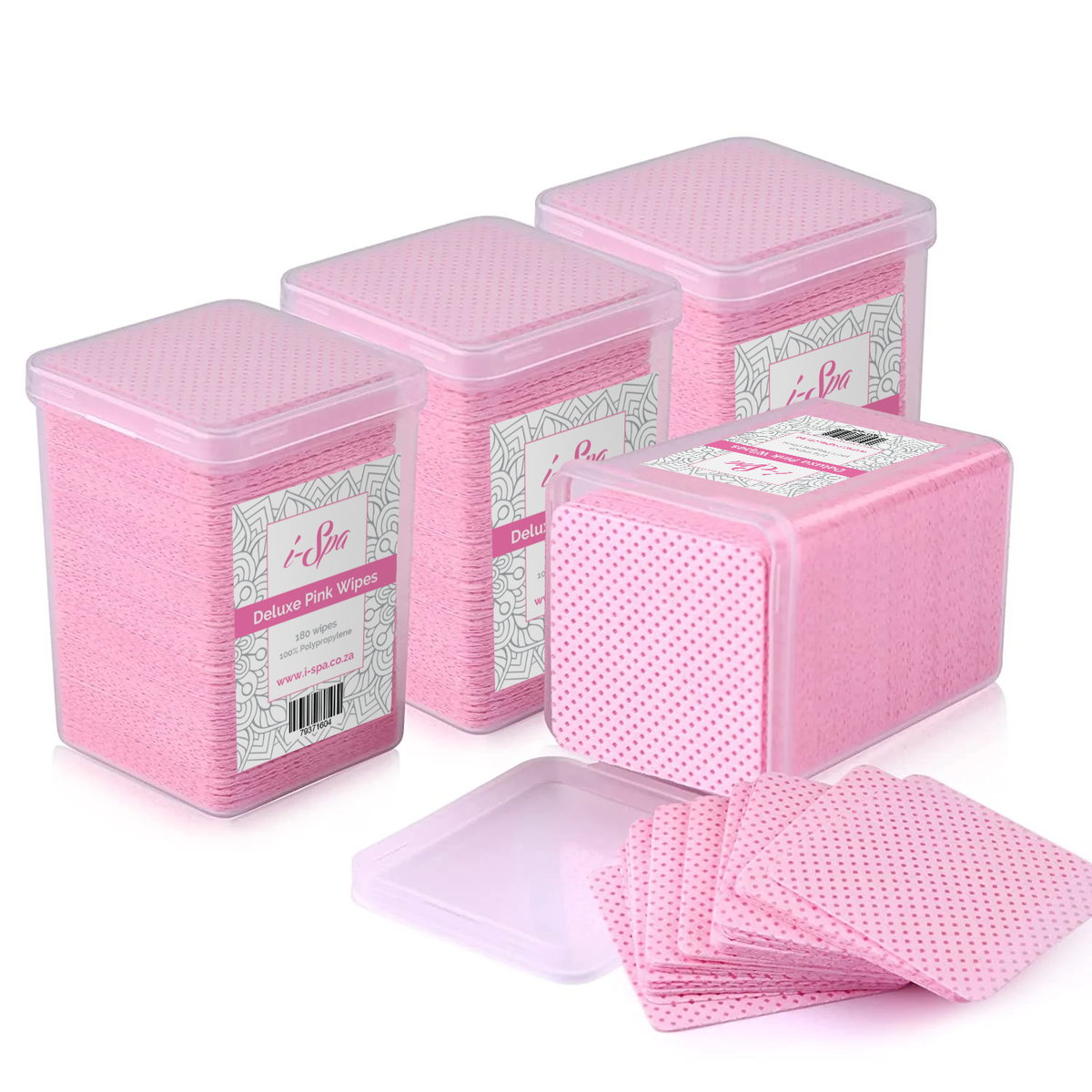 Deluxe pink wipes – i-Spa