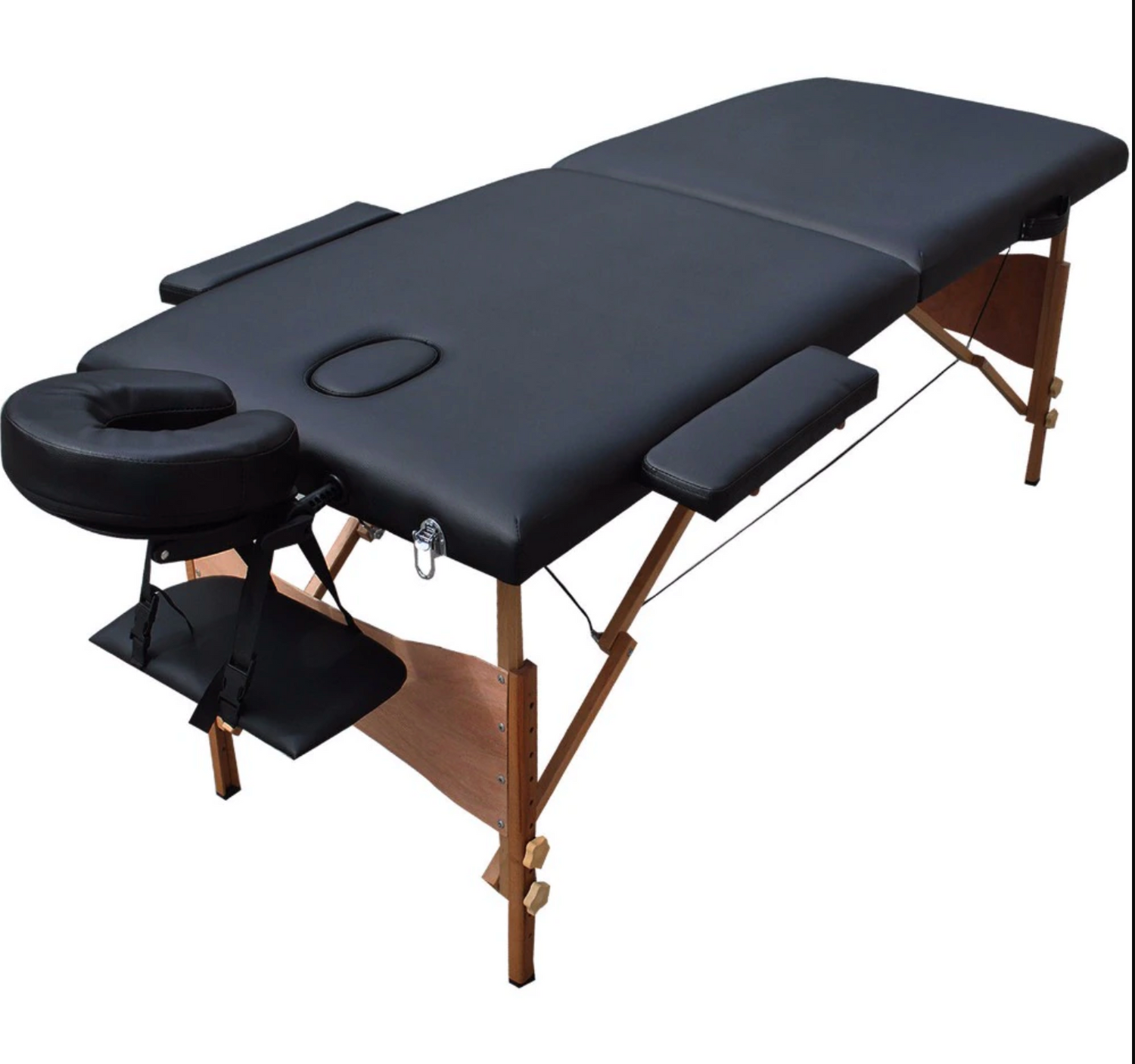 Portable Deluxe Massage Bed - Black / White – i-Spa