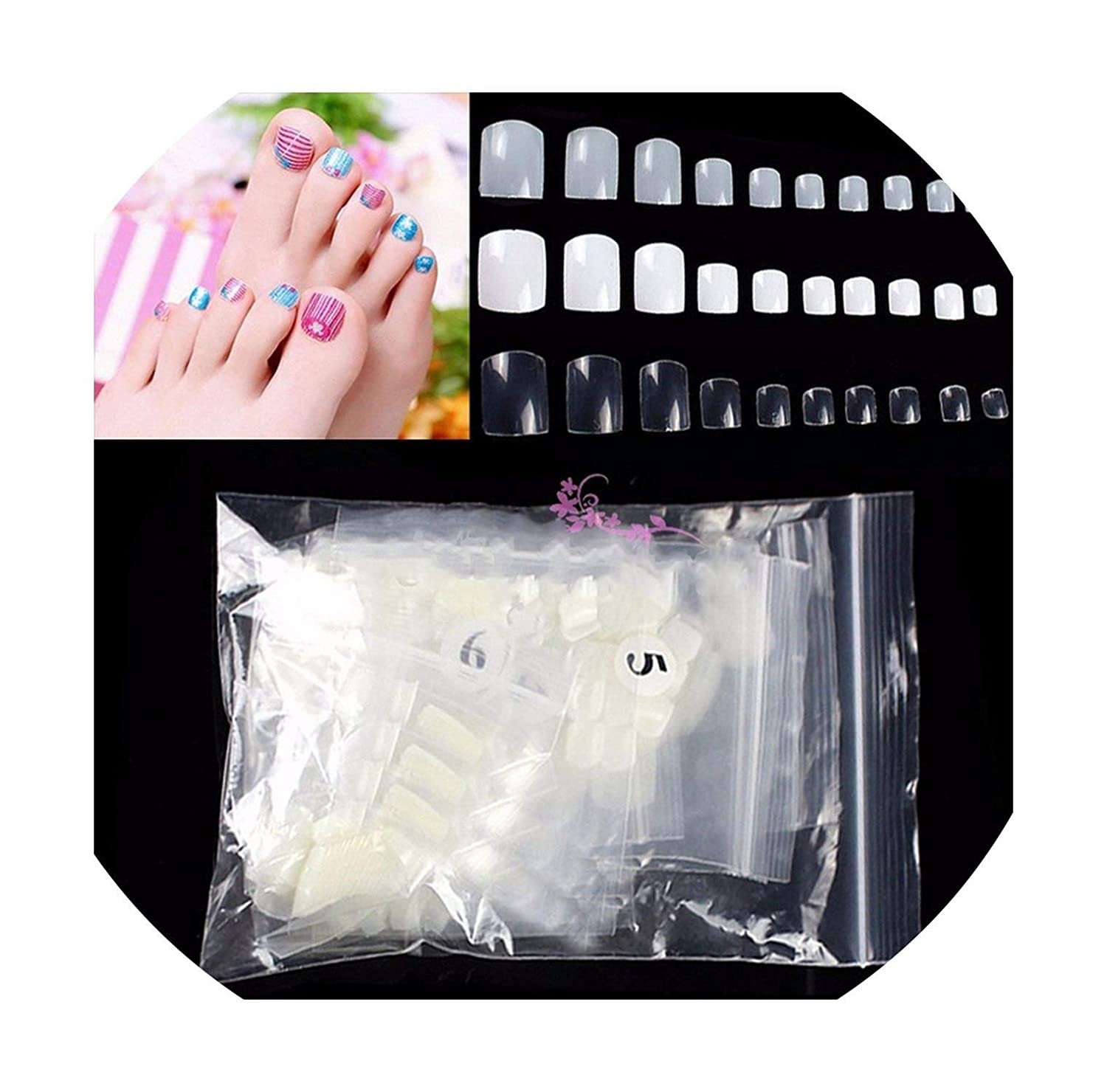 Tips | Natural Toe Nails | 100pc – i-Spa