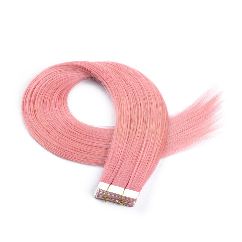 Tape in Hair Extensions | Pink | 20inch – i-Spa